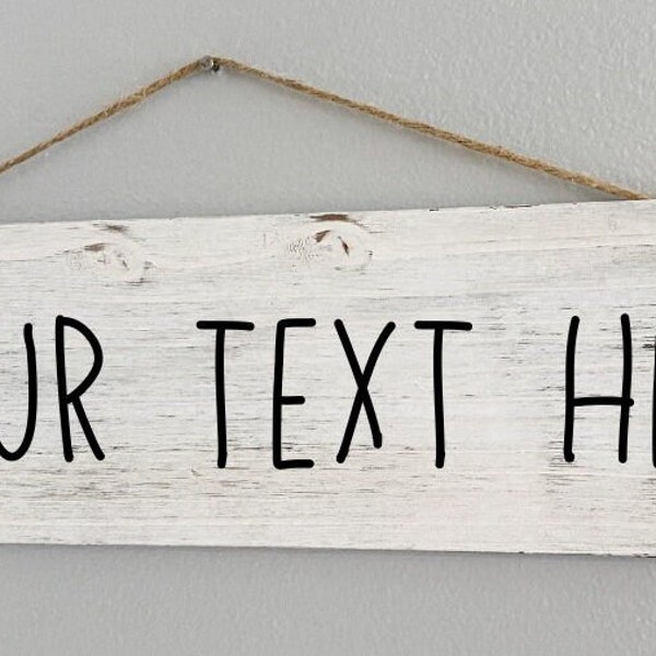 Skinny Wood Sign - Etsy