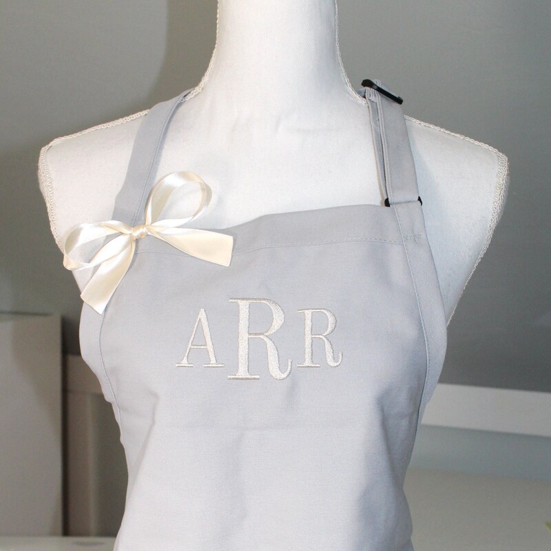 Monogrammed Aprons - Etsy