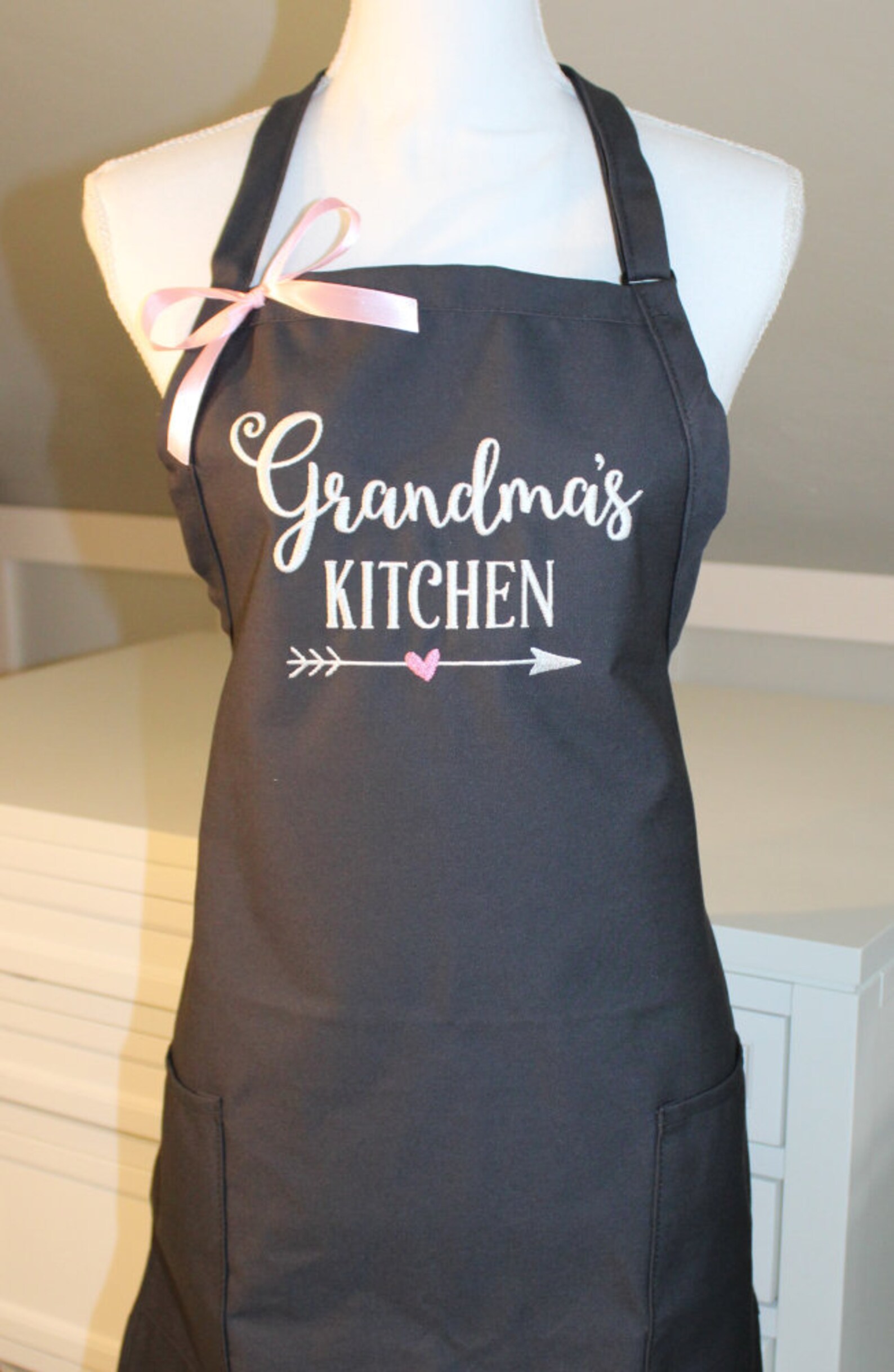Grandma's Kitchen Apron Personalized Apron Grandma | Etsy