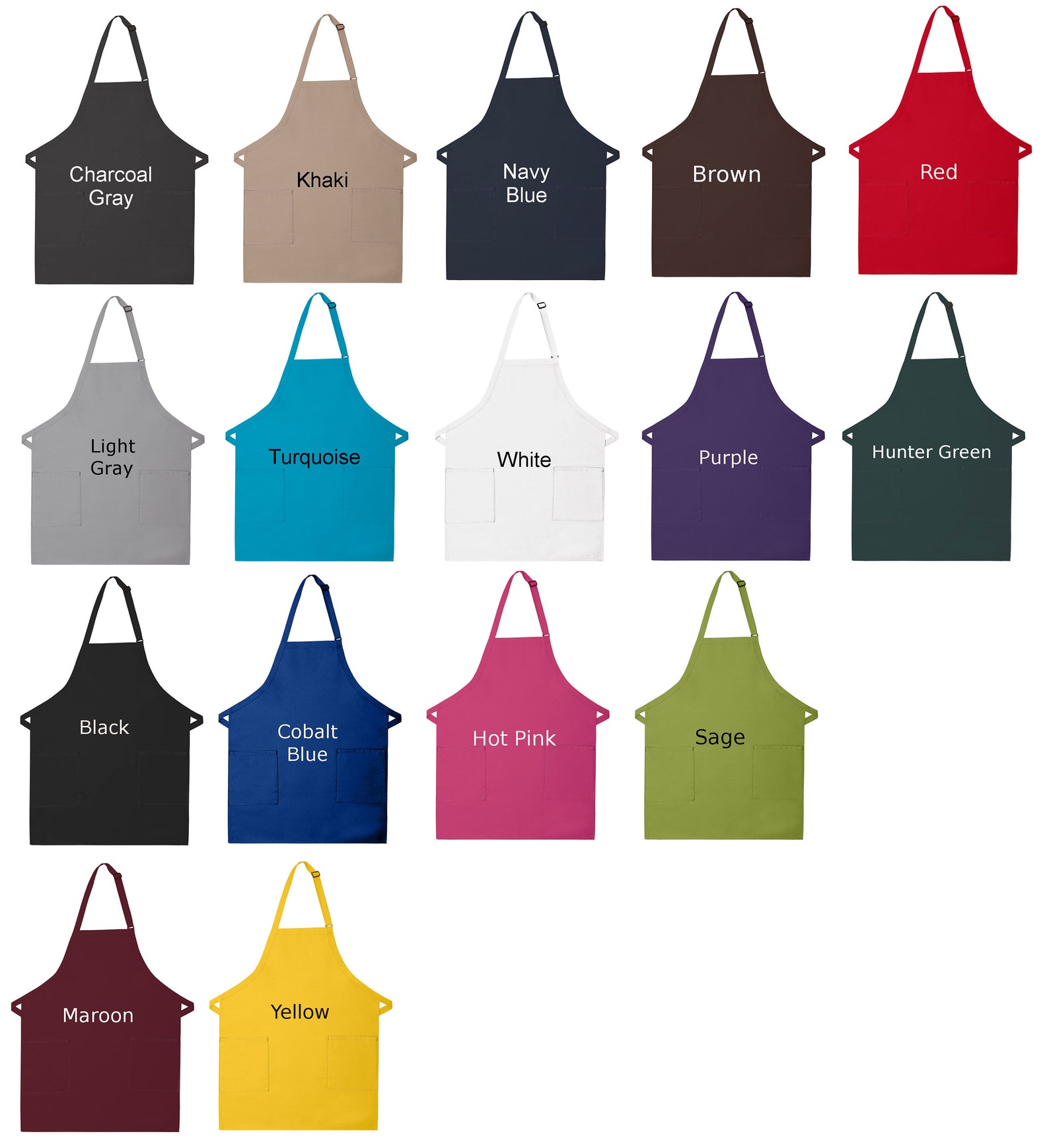 Monogrammed Apron With Letter and Name Perfect Gift Personalized Apron ...