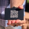 Custom Metal Business Card | QR Code Sign| QR Code Scan Sign | Matte ...
