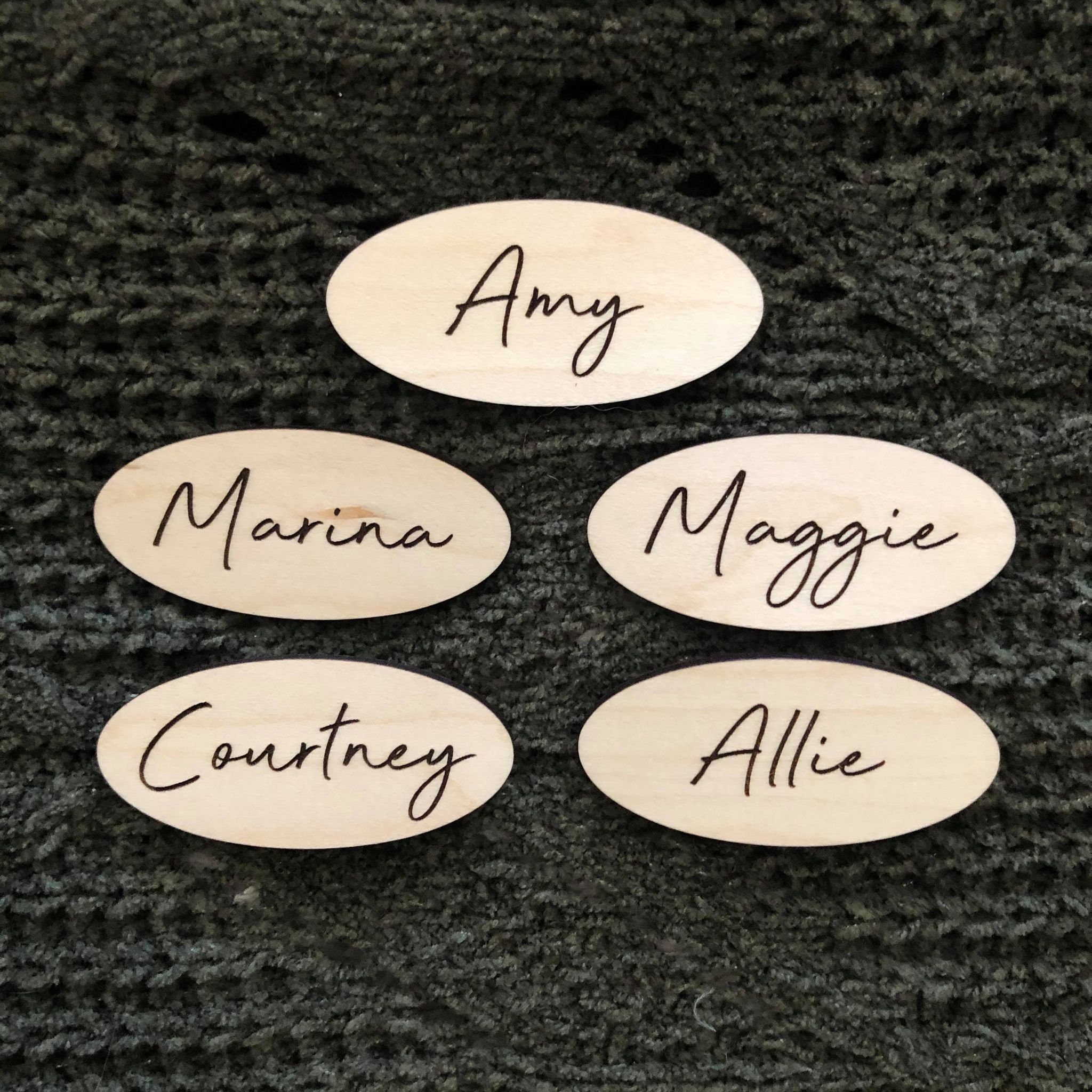 Guest Nametags for Weddings Name Badges for Events Custom - Etsy