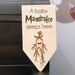 Hand Painted Baby Mandrake Sign Nursery Decor Tiny Crib - Etsy