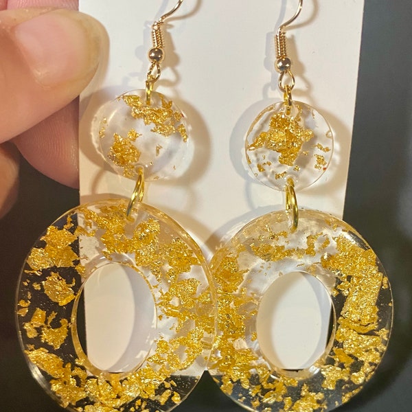 Gold Flake Resin - Etsy