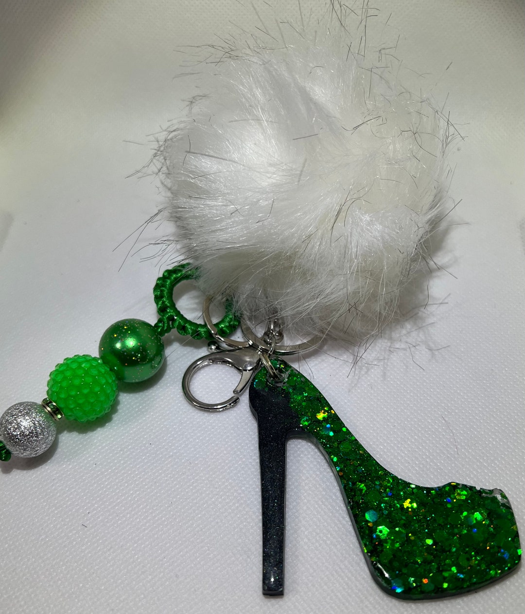 Green With Envy Keychain - Etsy