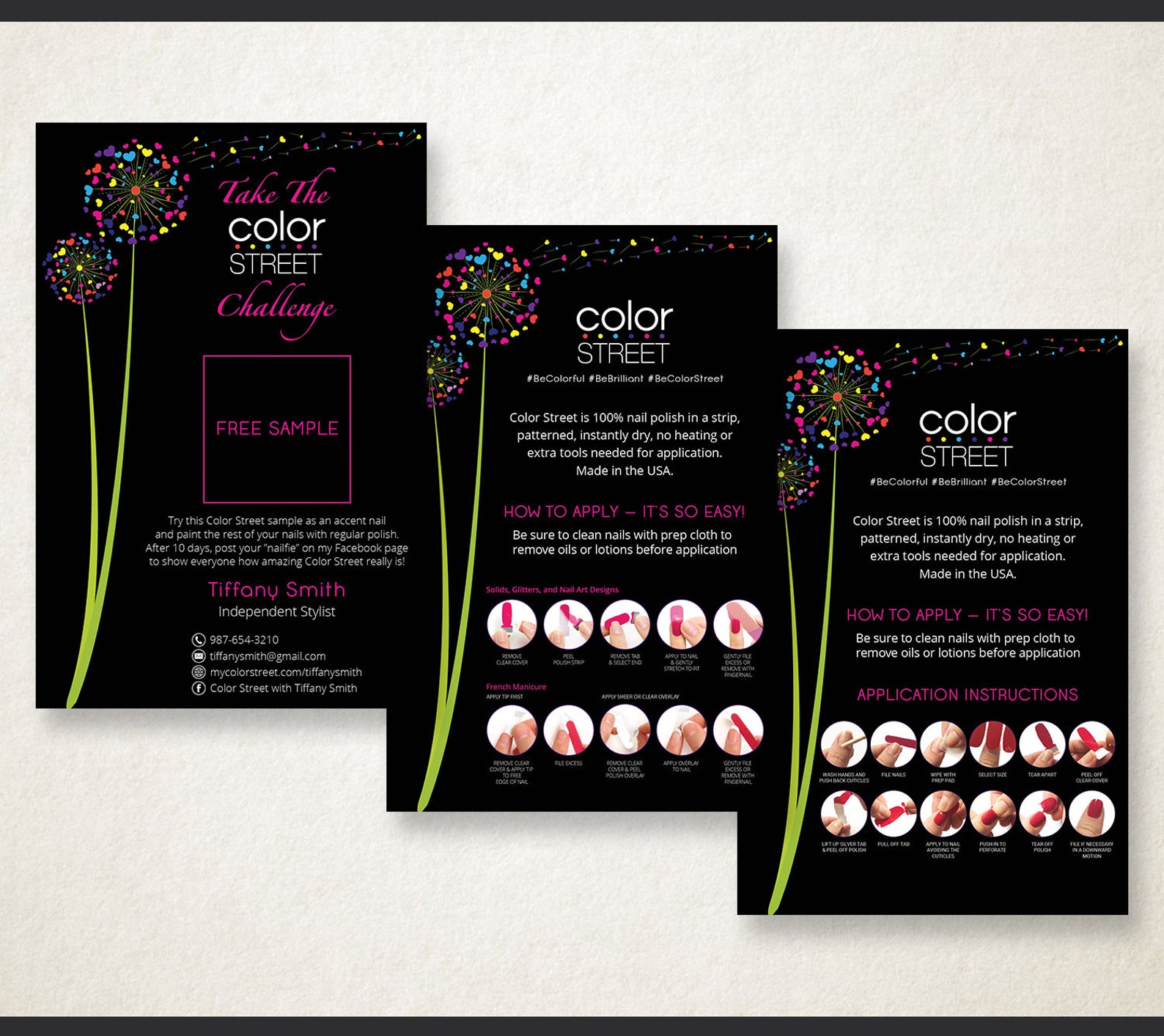 SALE Color Street Marketing Bundle Color Street Marketing | Etsy