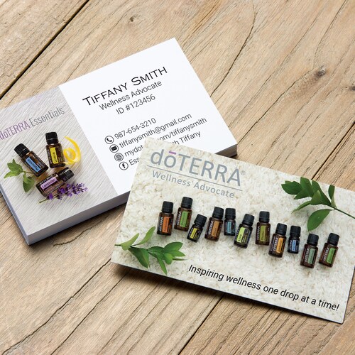 Doterra Business Cards Custom Doterra Business Card Modern - Etsy