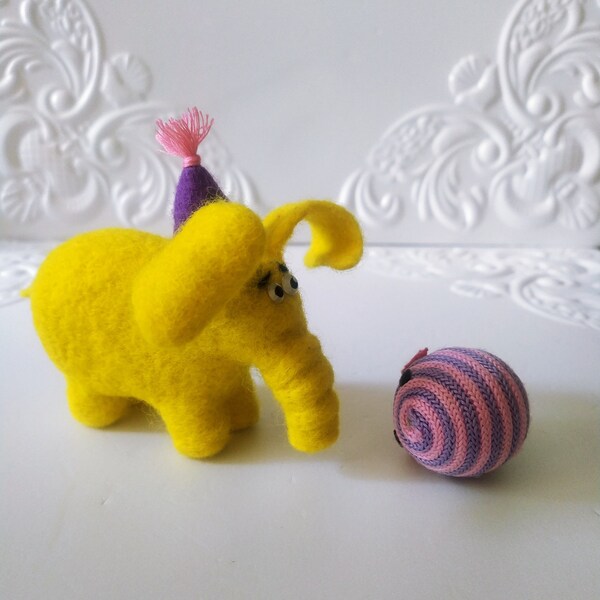 Felt Elephant - Etsy