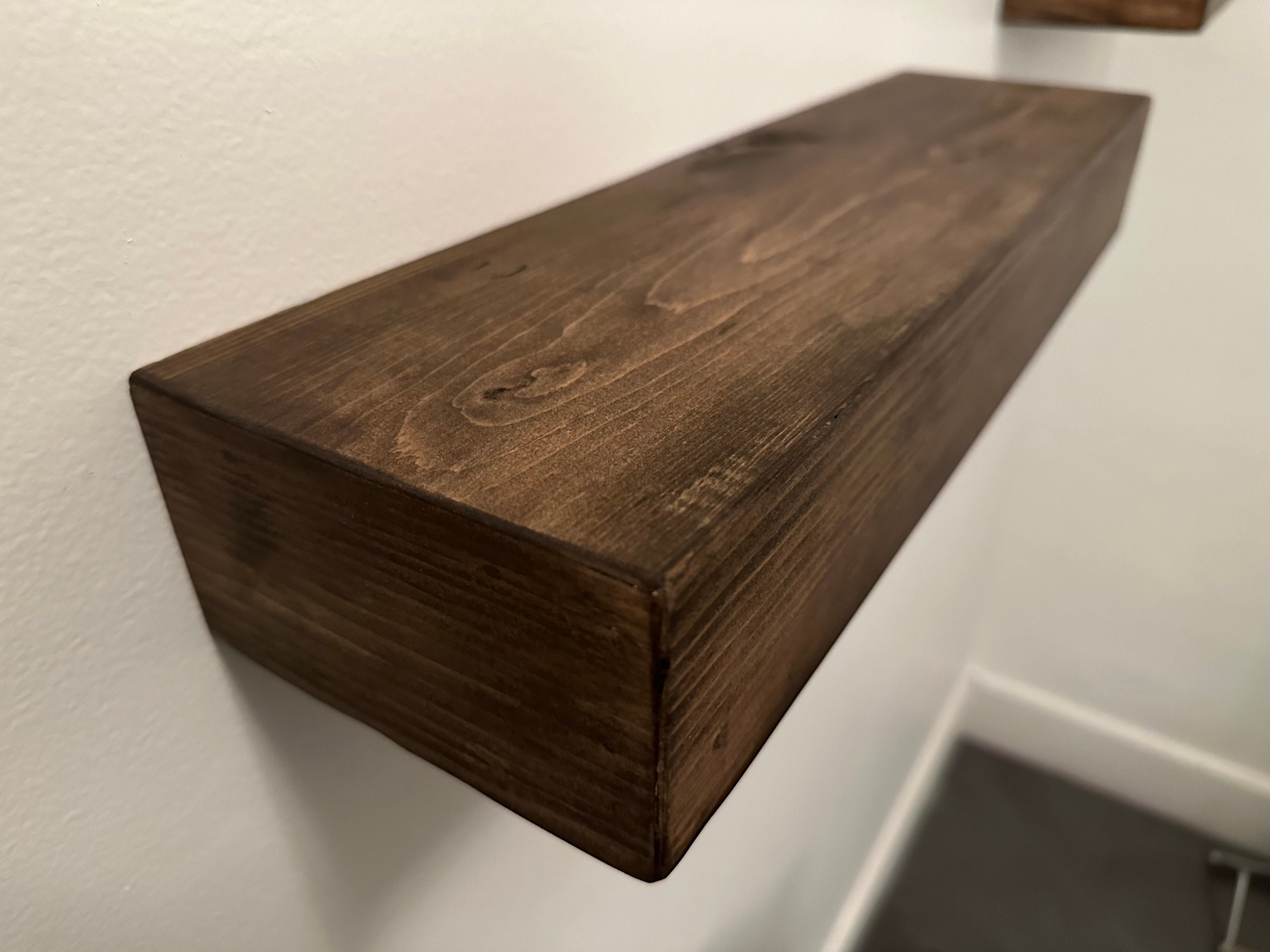 Rustic Shelf, Floating Shelf, Wood Shelf, Farmhouse Decor, Camp Shelf ...