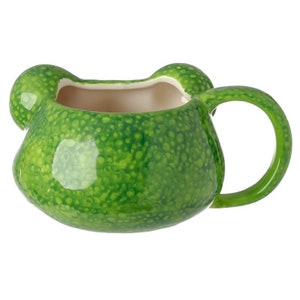 Novelty Green Tree Frog Mug Amphibians Amphibian Reptile Head, Frog ...
