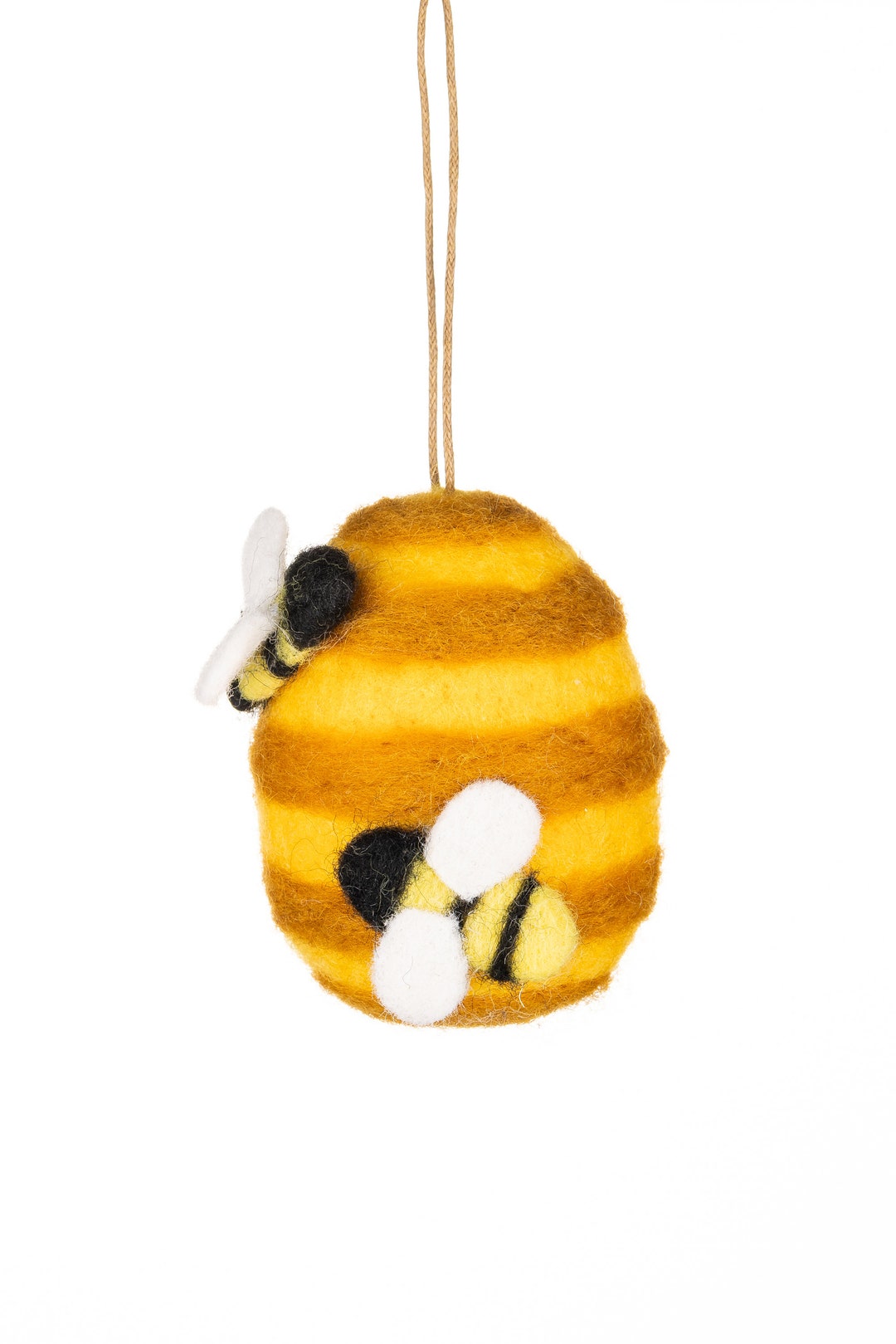 Hanging Felt Bumble Bee Hive & Bees Easter Egg Mothers Day - Etsy