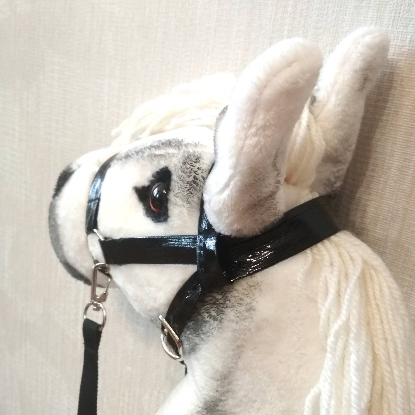 Realistic Hobby Horse on Stick for Kids Palomino Stick Horse | Etsy