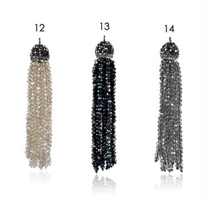 23 Colors, Crystal Tassels, Beaded Tassels, Bead Tassels Jewelry ...