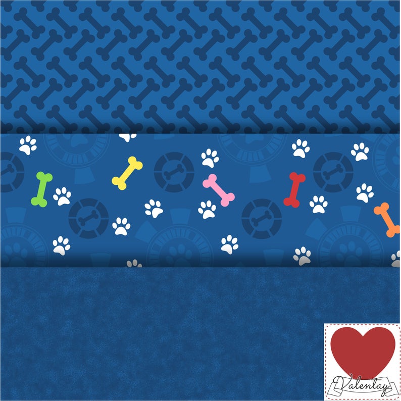 Paw Patrol Digital Paper Kit Digital Patrulha Canina | Etsy