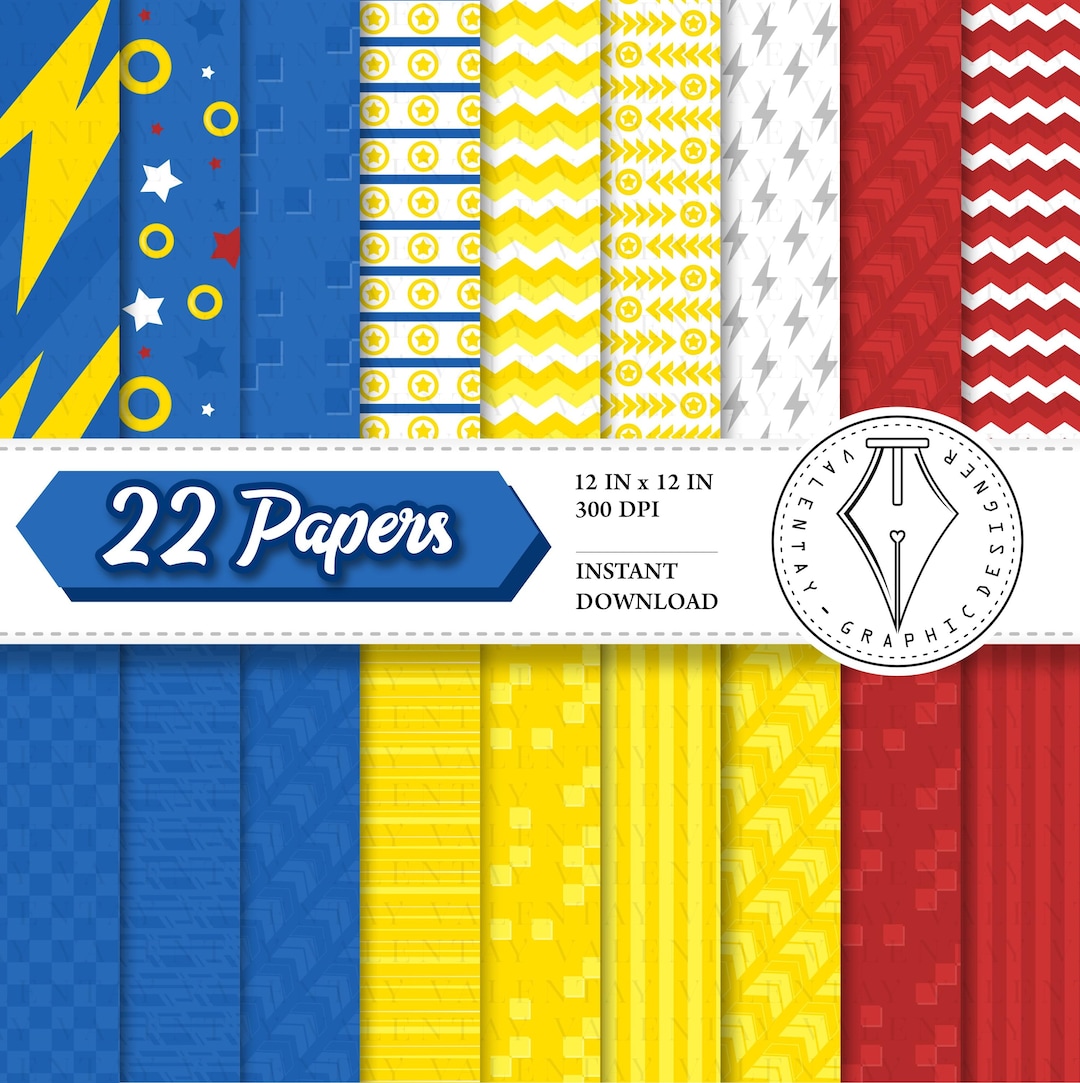 Flash Digital Paper - Etsy