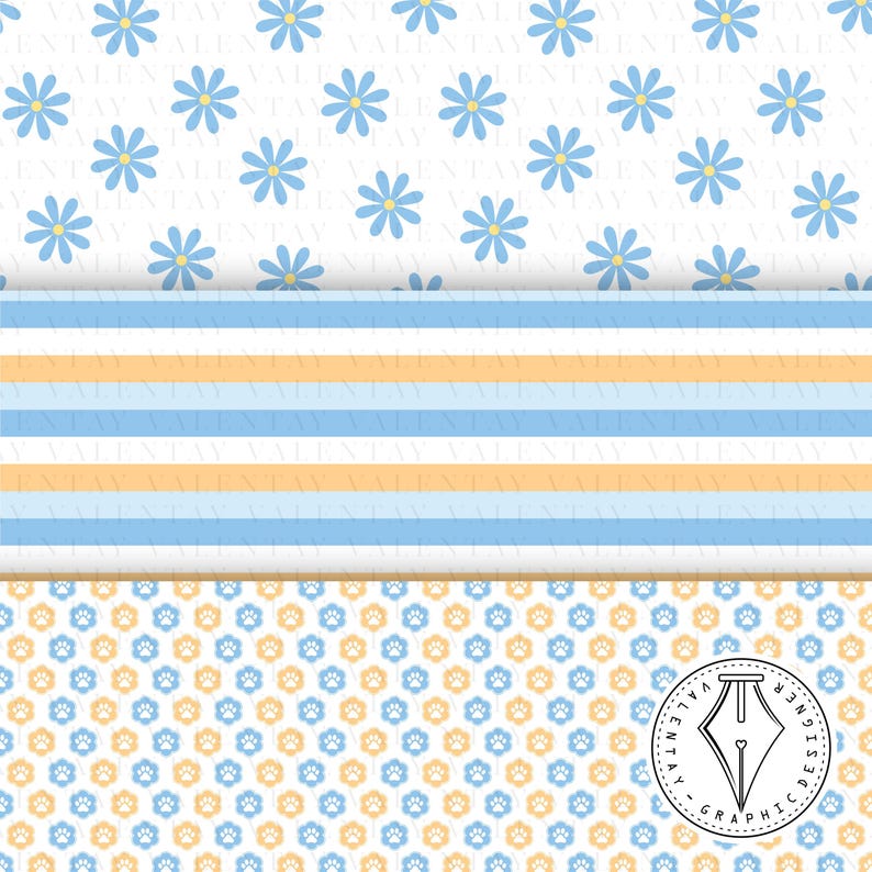 Puppy Love Digital Paper - Etsy