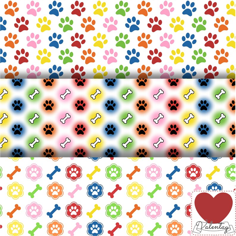 Paw Patrol Digital Paper Kit Digital Patrulha Canina | Etsy