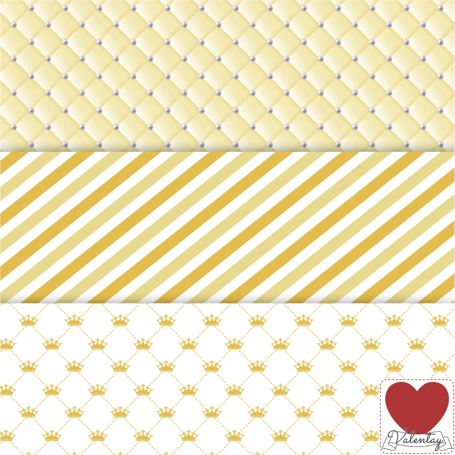 Princess Royal Digital Paper Kit Digital Princesa Realeza - Etsy