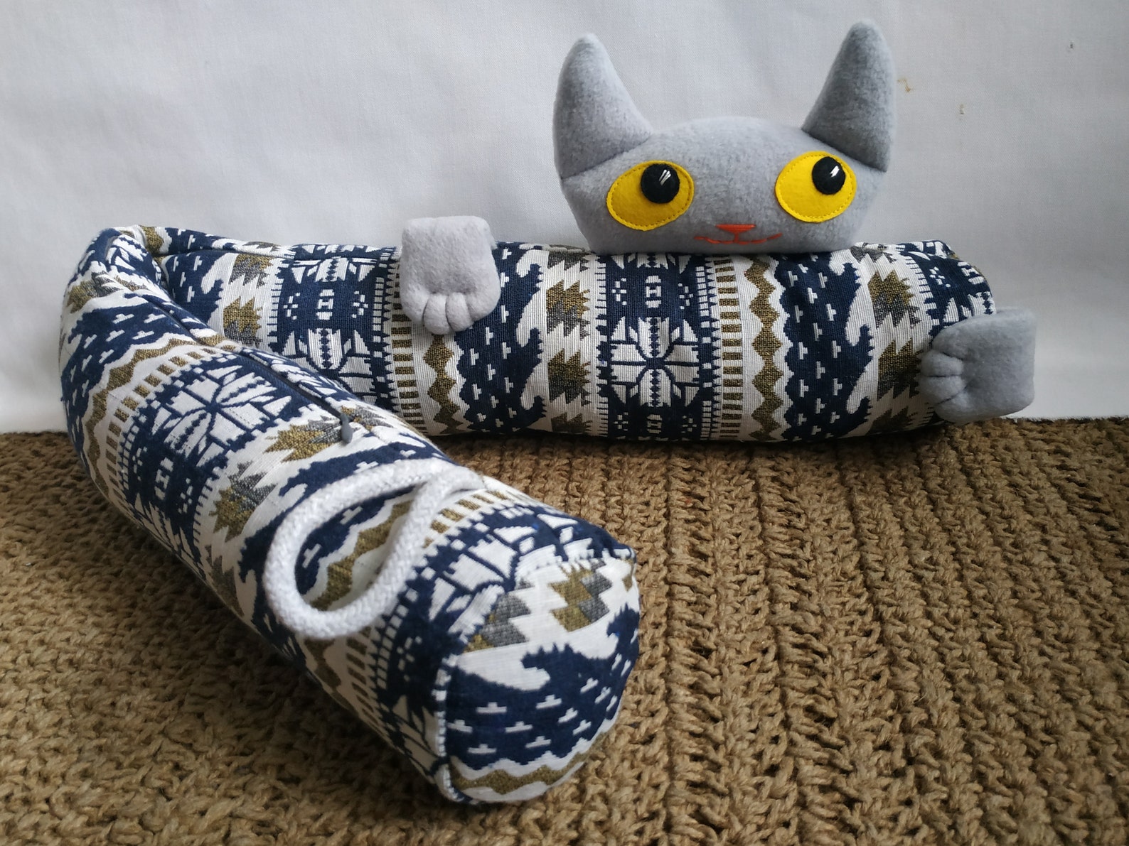 Energysaving Door or Window Stopper With Cat Draft Snake Draught ...