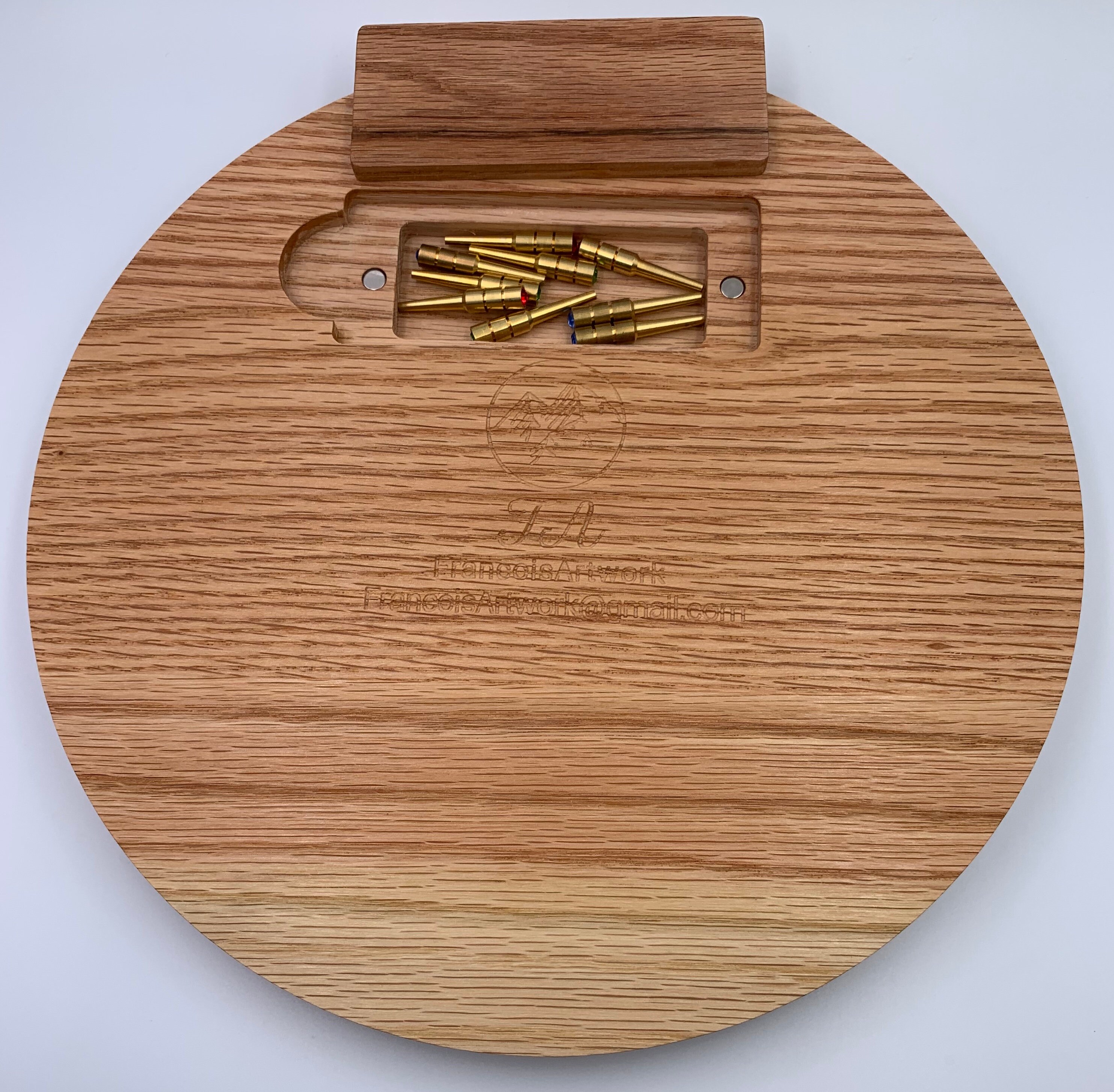 Custom Circle Cribbage Board Laser Engraved With Metal Pegs - Etsy