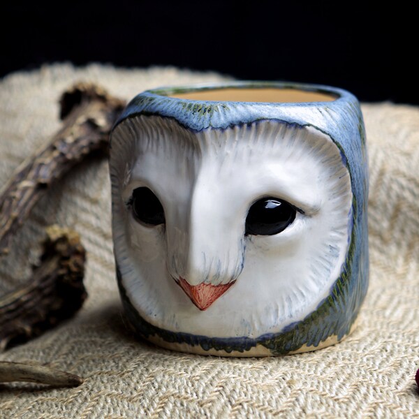 Owl Flower Pot - Etsy