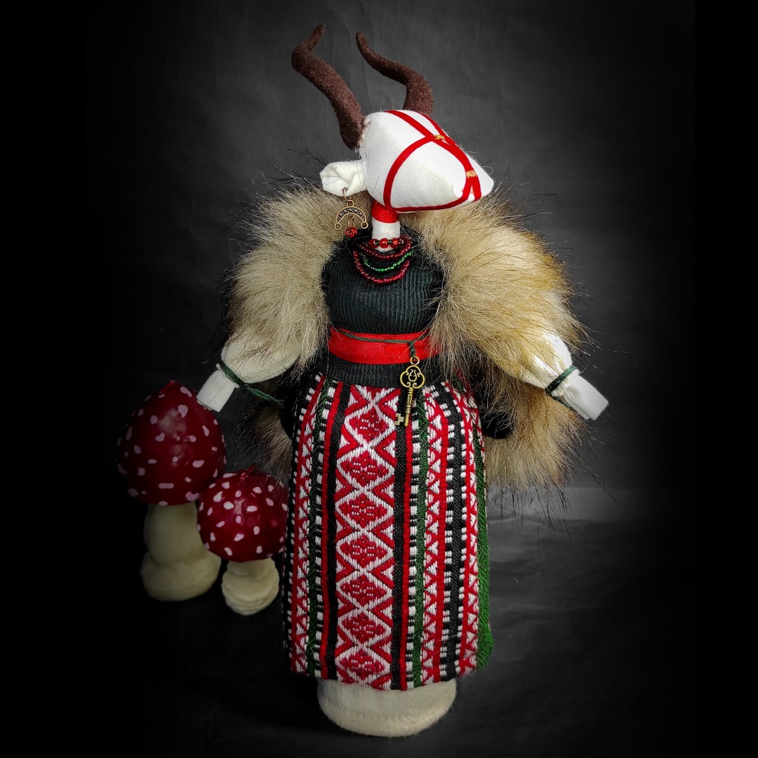 Goat Ethnic Doll/motanka/traditional Textile Toy/witchcraft/totem Altar ...