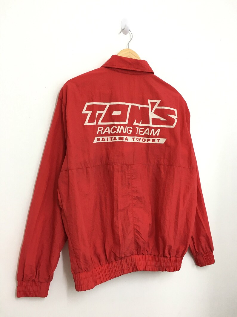 Rare Vintage TOM'S RACING Windbreaker Jacket Big Logo | Etsy