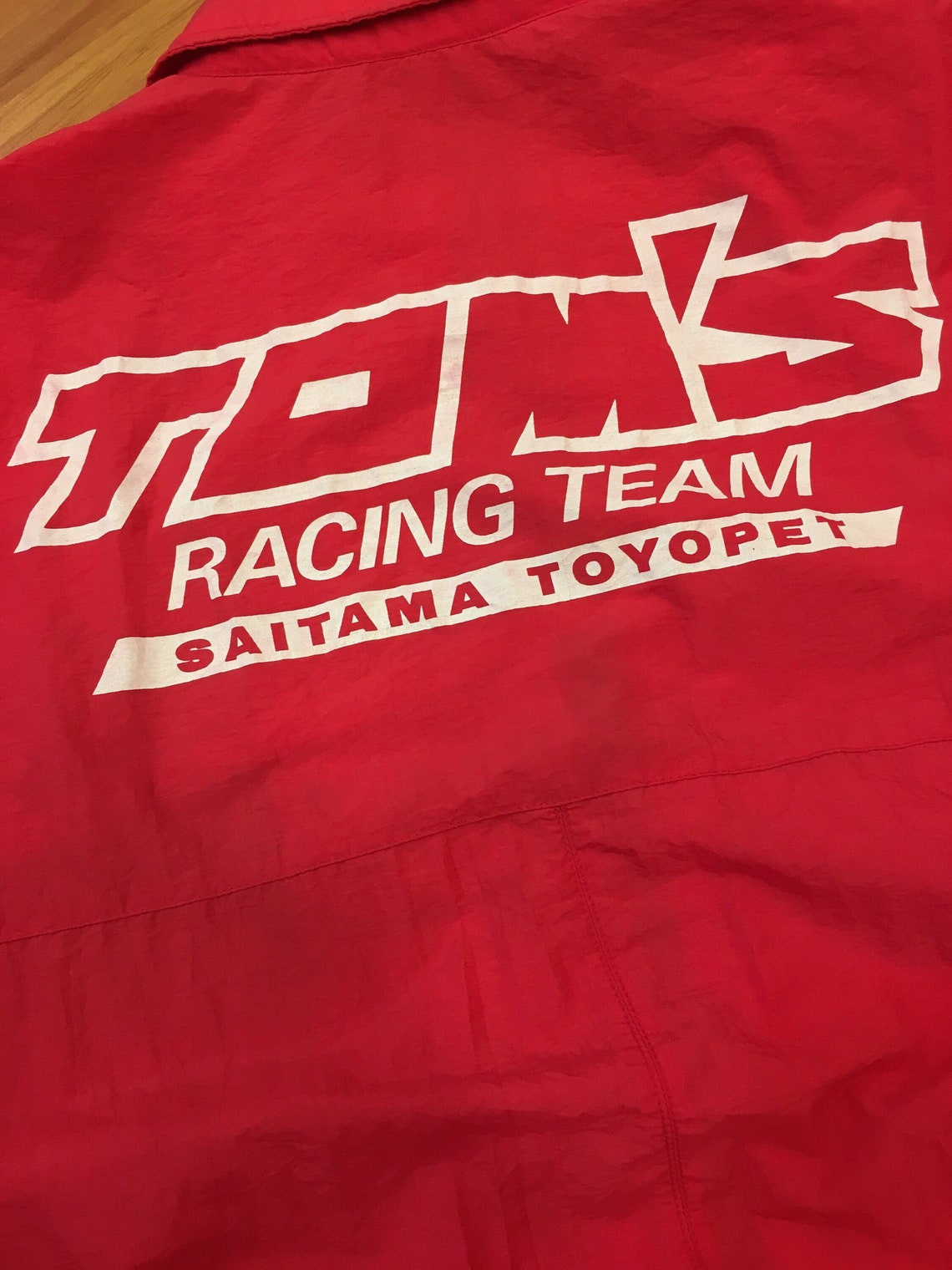 Rare Vintage TOM'S RACING Windbreaker Jacket Big Logo | Etsy