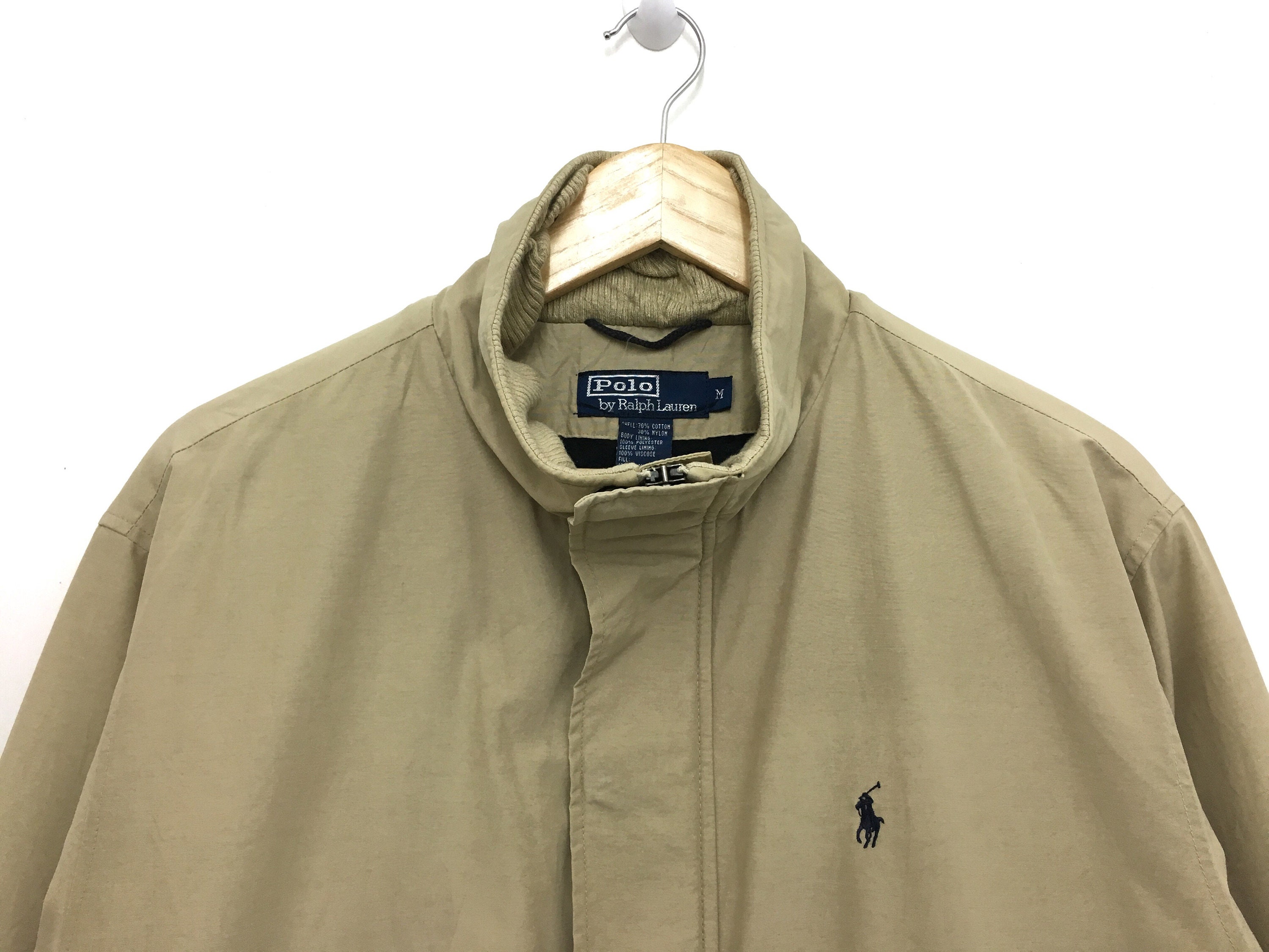 Vintage Men's 90's Polo Ralph Lauren Jacket Zipper Medium Vintage Men's 90's Polo Ralph Lauren Jacket Zipper Medium