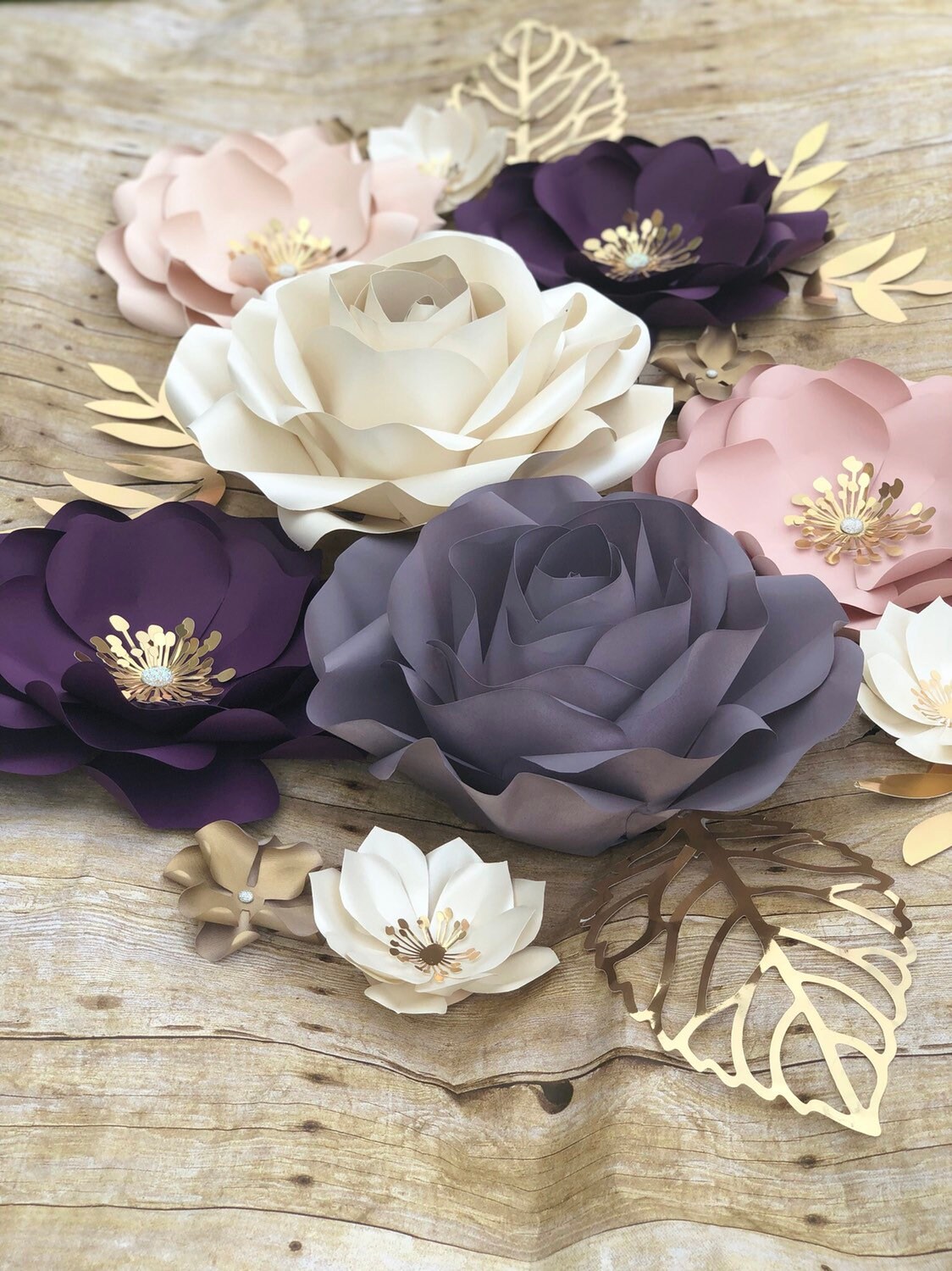 Paper Flowers Backdrop Set of 16 Items - Etsy