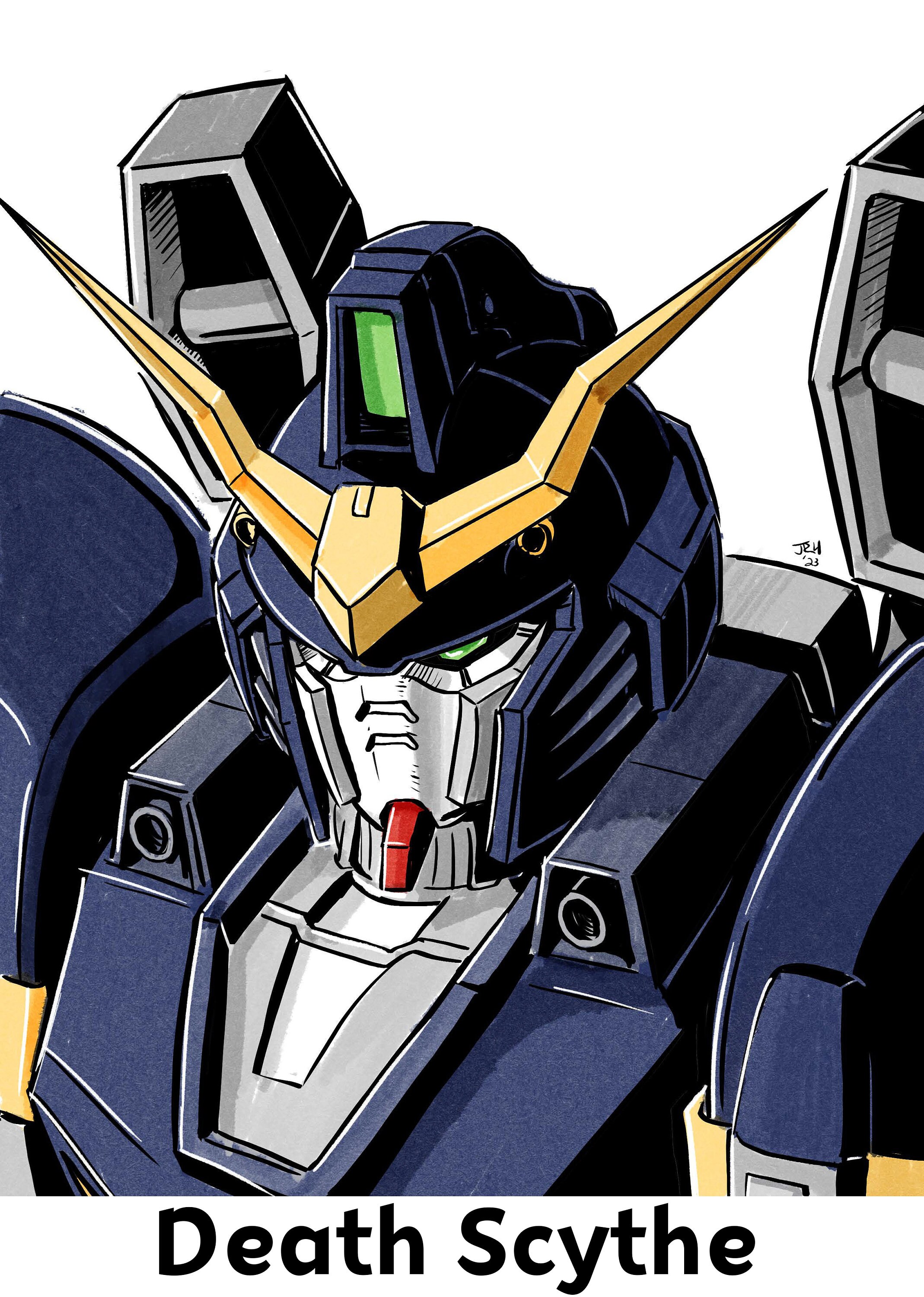 Gundam Wing Art Print - Etsy
