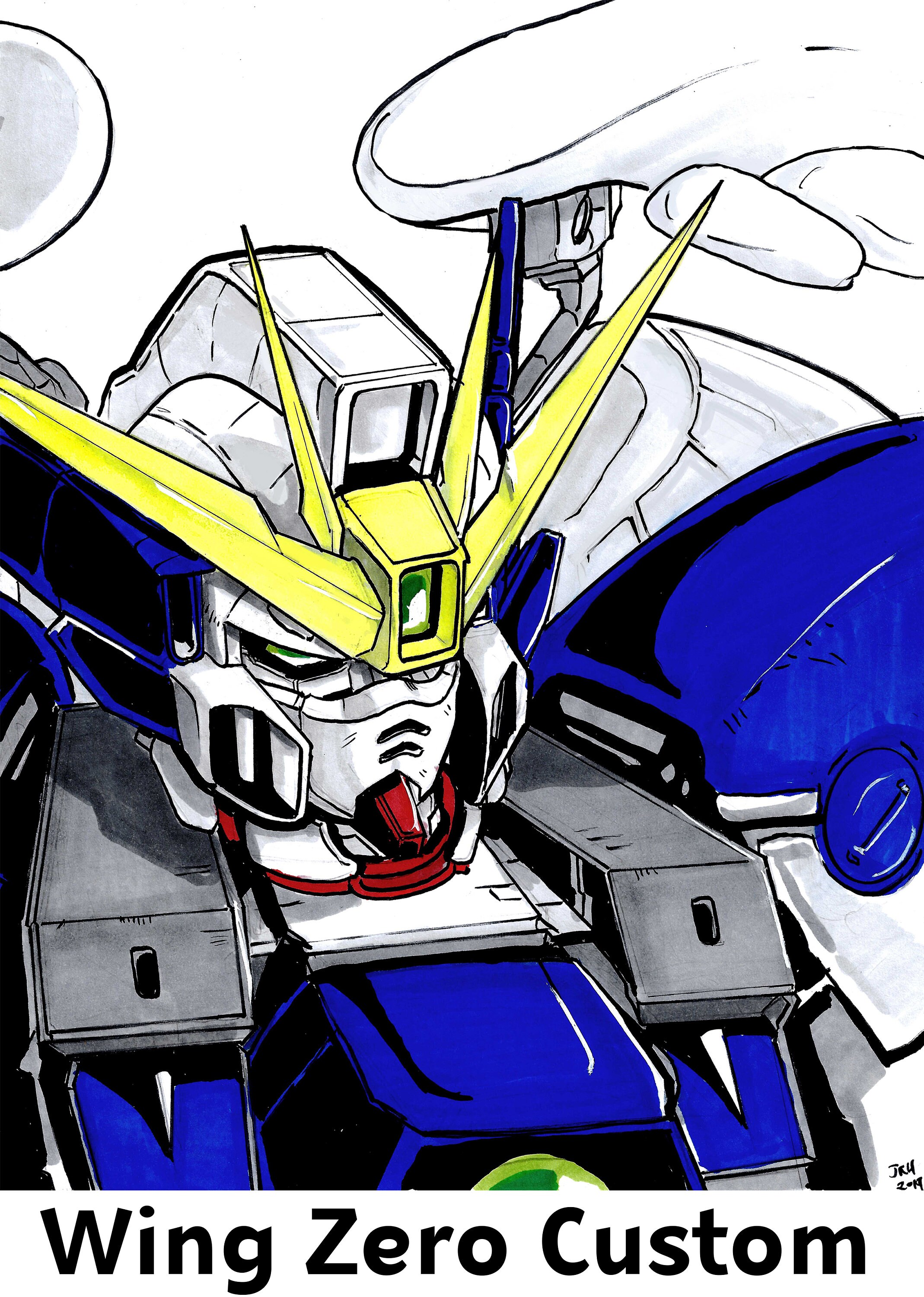 ENDLESS WALTZ Gundam Wing Art Print - Etsy