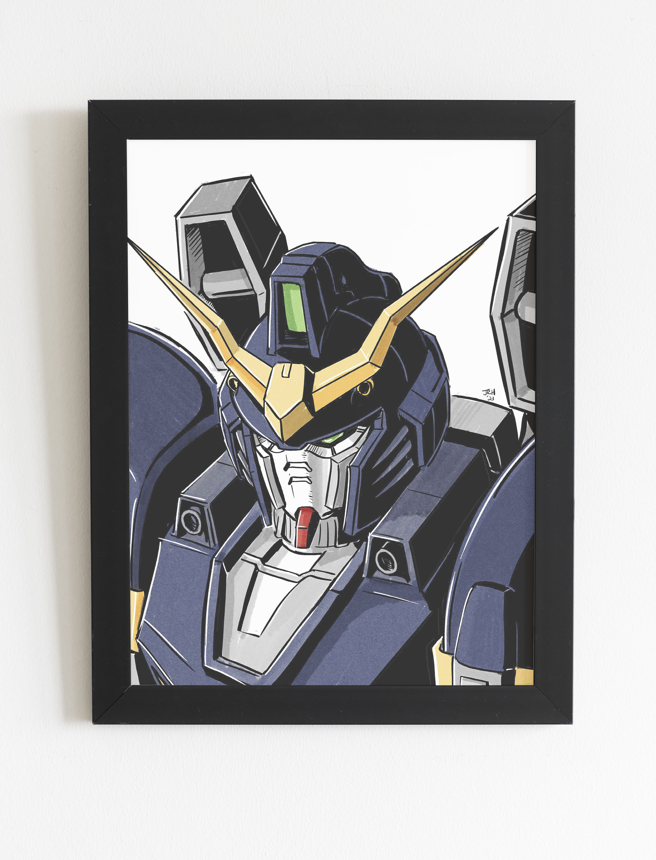 Gundam Wing Art Print - Etsy