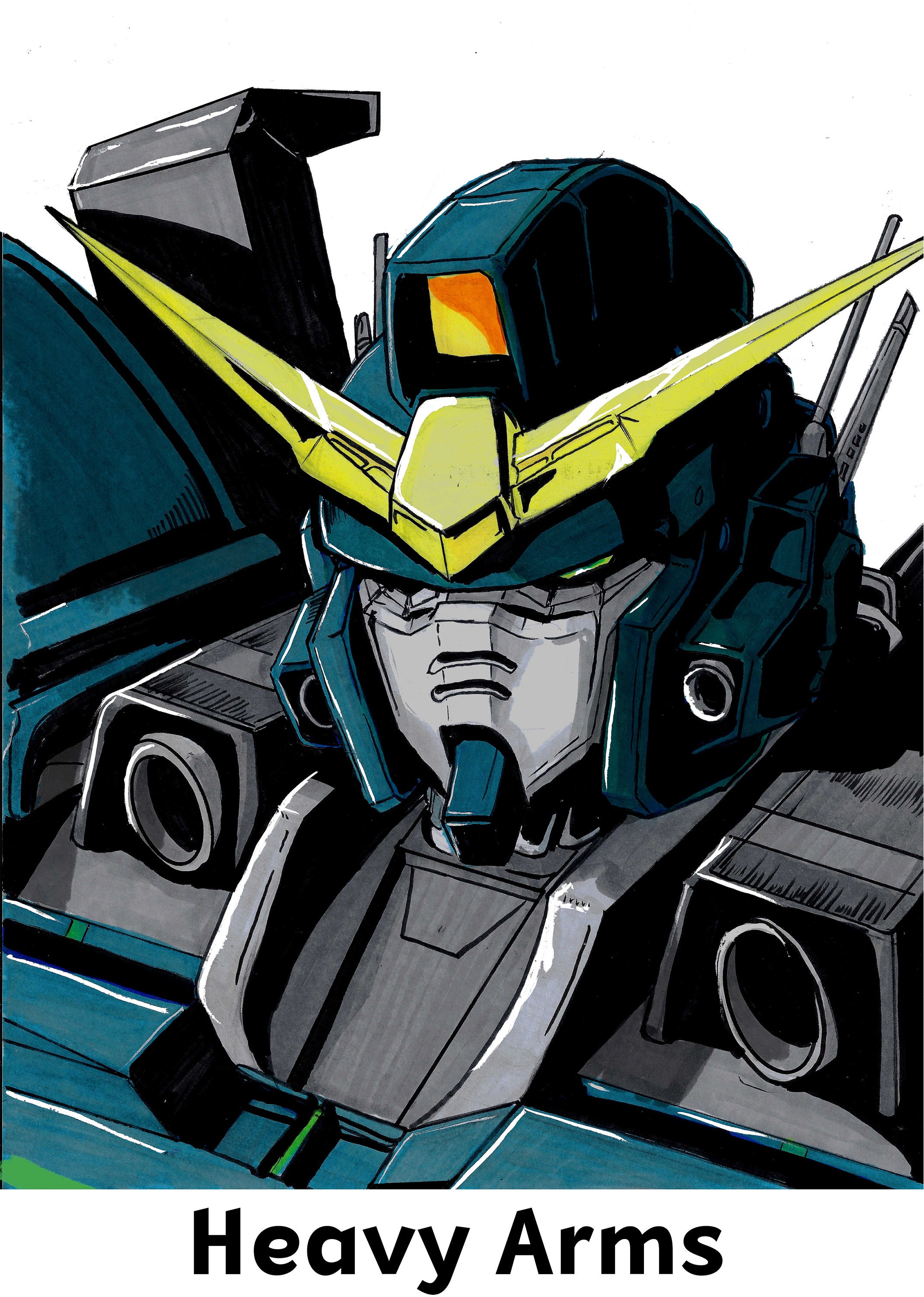 ENDLESS WALTZ Gundam Wing Art Print - Etsy