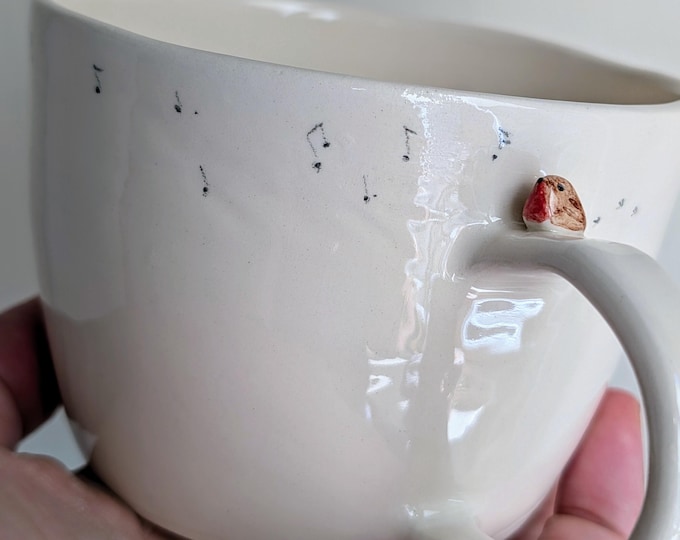 Dainty Flower Mug — Handmade Ceramic Hand Painted Gift - Etsy Canada