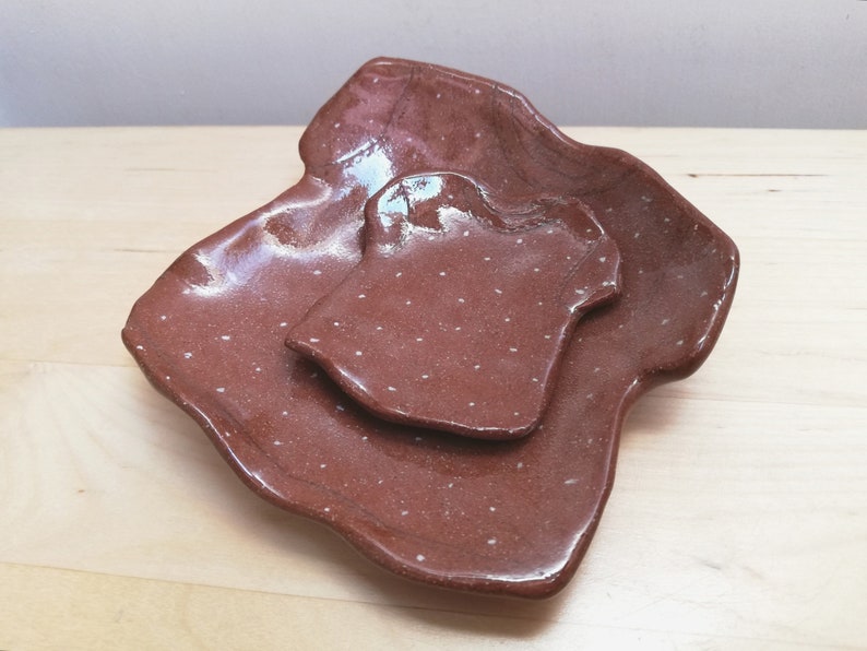 Handmade Ceramic Teabag Holder and Teaspoon Rest Ideal Pottery Mum or ...