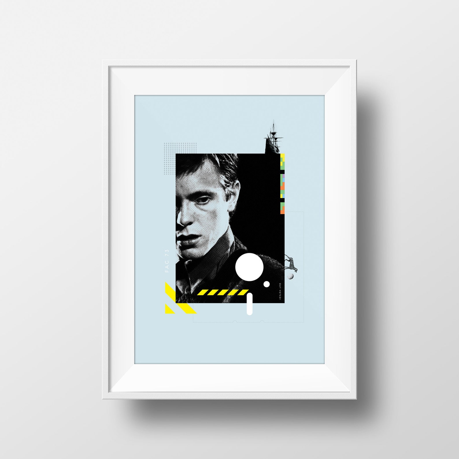 New Order Poster 'blue Monday Fac 73' Graphic Art - Etsy UK