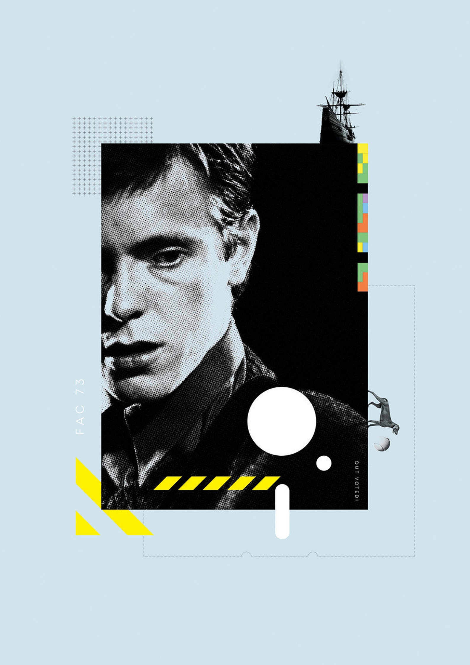 New Order Poster 'blue Monday Fac 73' Graphic Art - Etsy UK
