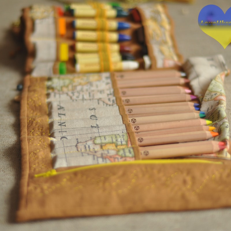 Colored Pencil Holder - Etsy
