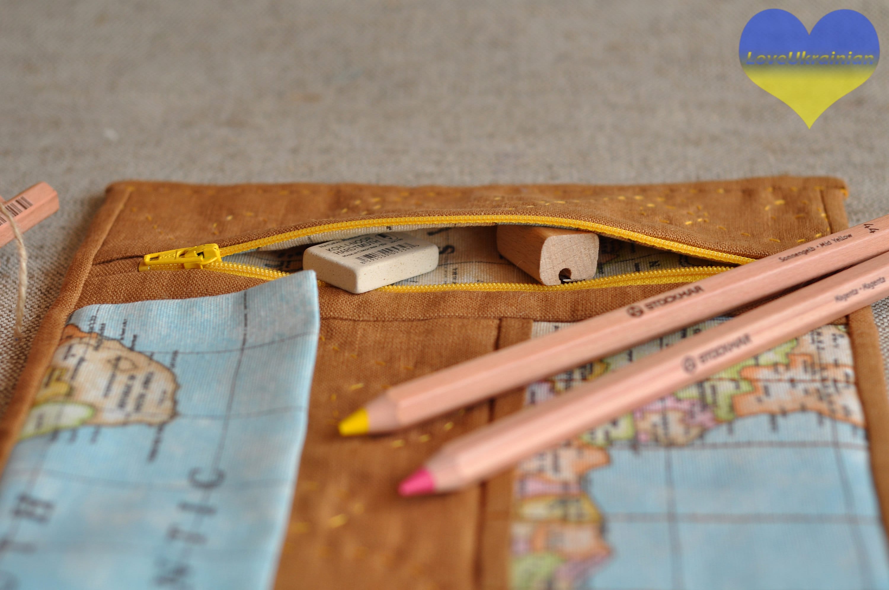 Pencil Roll, Pencil Holder, Pencil Case, Stockmar Pencil Holder, Pen ...