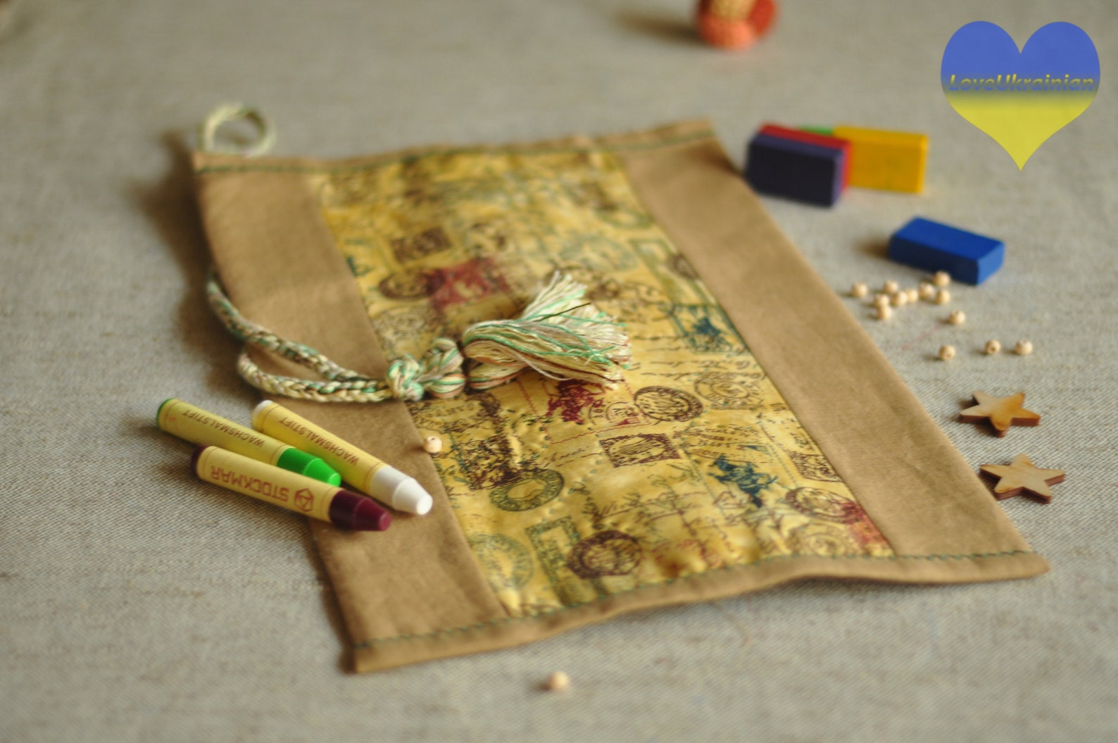 Crayon Roll Wrap Crayon Carrier Crayon Caddy Crayon Rolls - Etsy