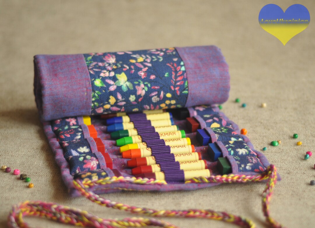 Waldorf Crayon Roll, Crayon Art, Crayon Holder, Crayon Tote, Crayon ...
