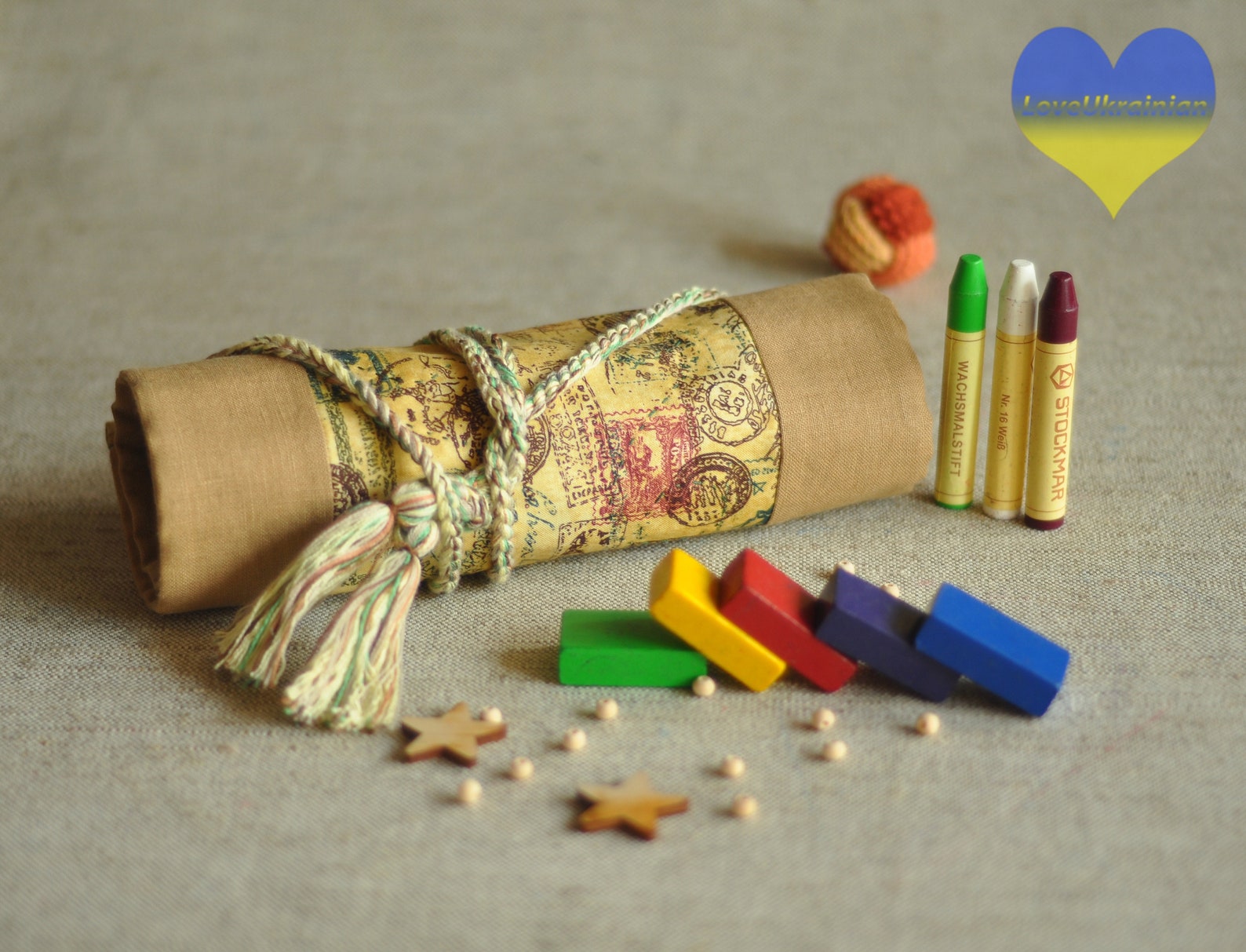 Crayon Roll Wrap Crayon Carrier Crayon Caddy Crayon Rolls - Etsy