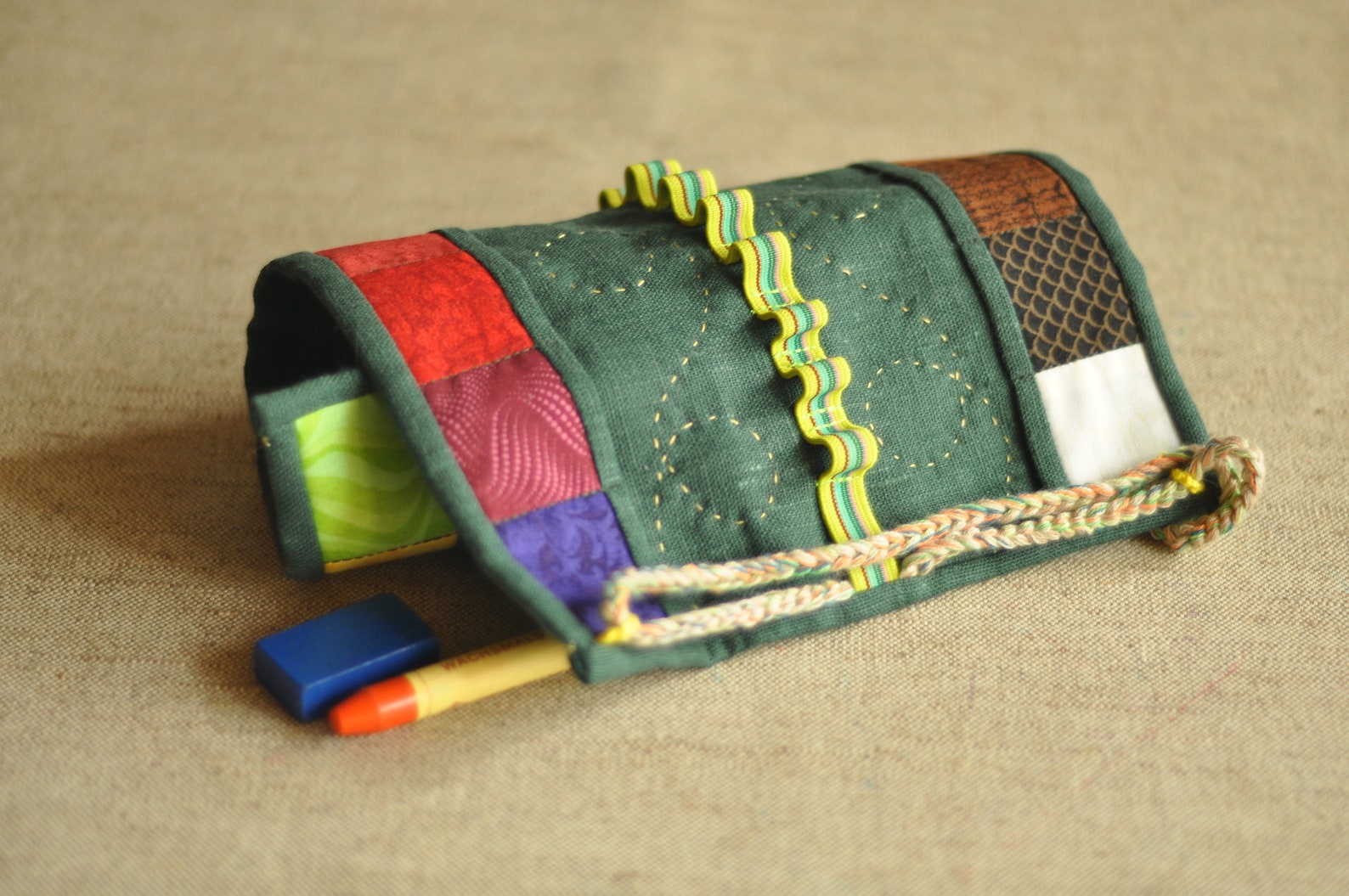 Crayon Roll, Crayon Roll Up, Stockmar Crayon Case, Waldorf Crayon Roll ...