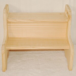Unfinished Child's Step Stool With Cut Out Handles - Etsy