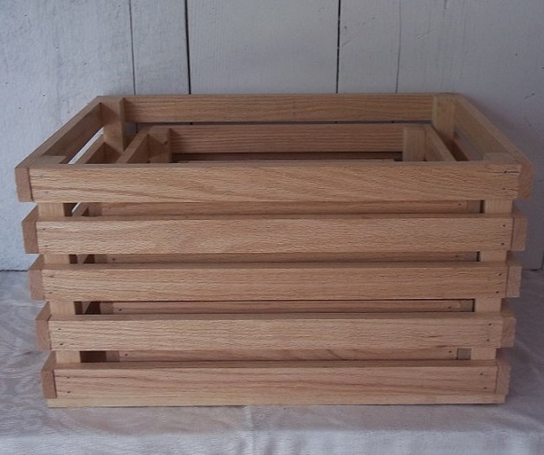 Handmade Country Interlockable Storage Crates set of 3 - Etsy