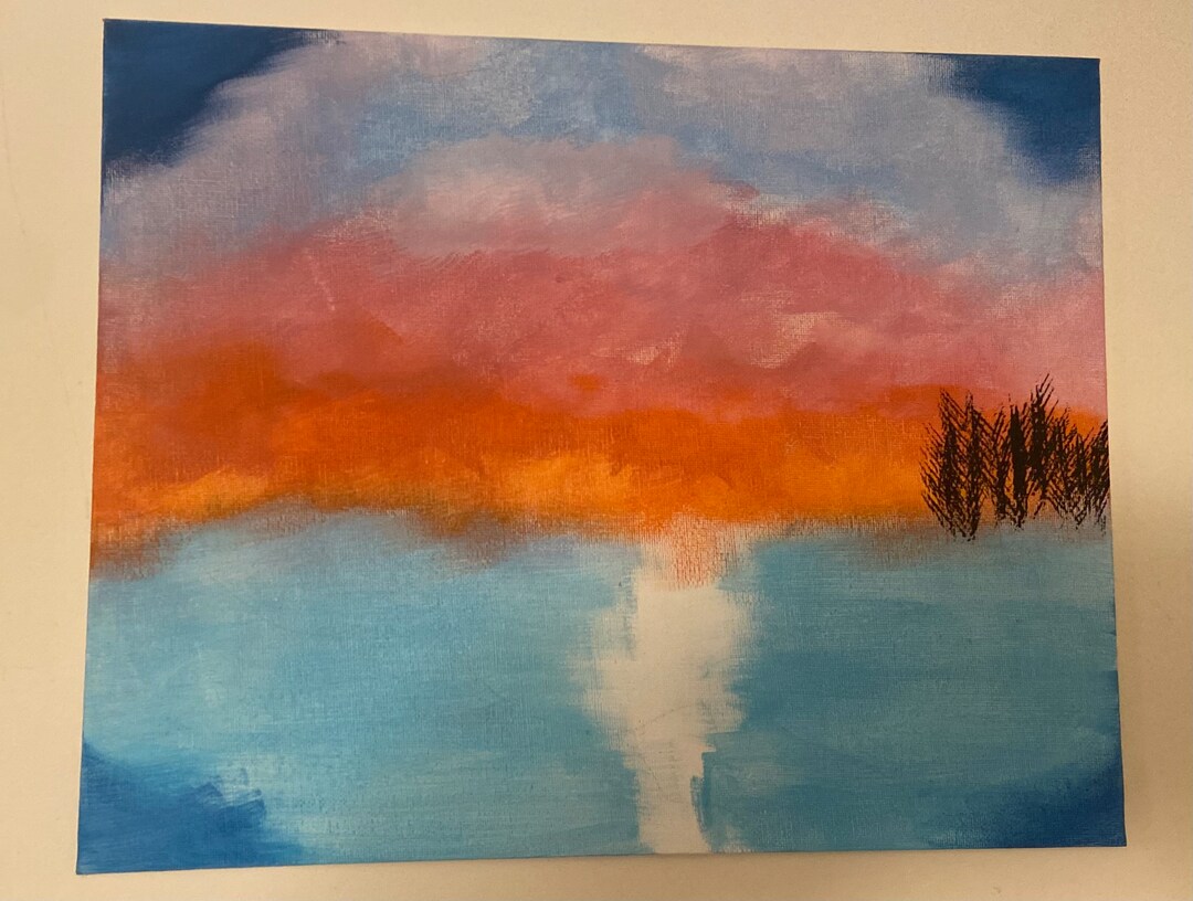 Pastels, Abstracts, Neon and Sunsets. Hand Painted With Love. Paintings ...