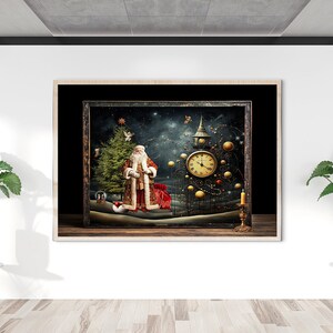 A Little Christmas Magic, Santa Claus, Toy Bag, Christmas Tree, Snow ...