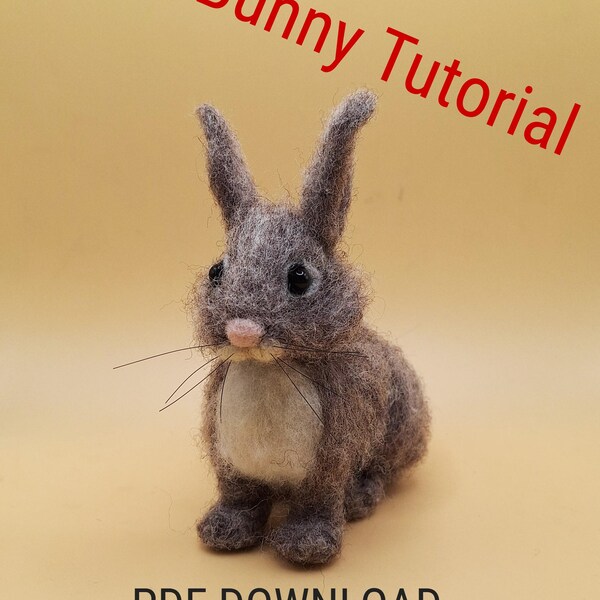 Needle Felted Rabbit - Etsy