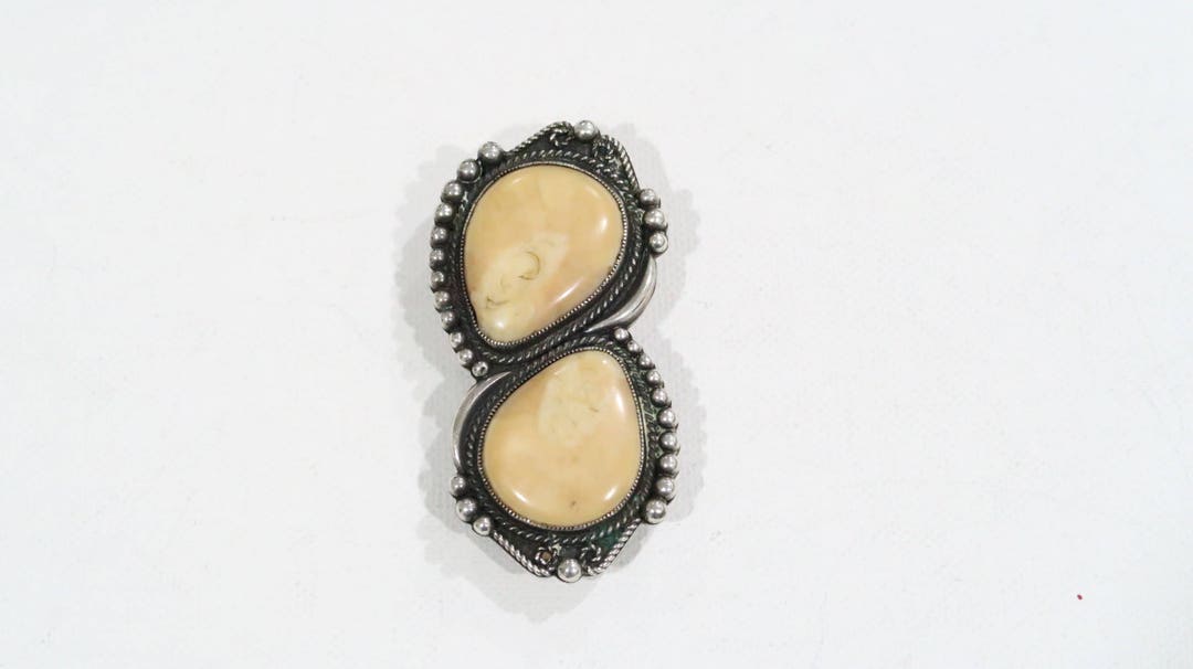 Unique Bone Navajo Sterling Belt Buckle - Etsy